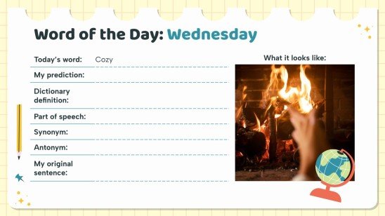Classroom Game: Word of the Day Presentation