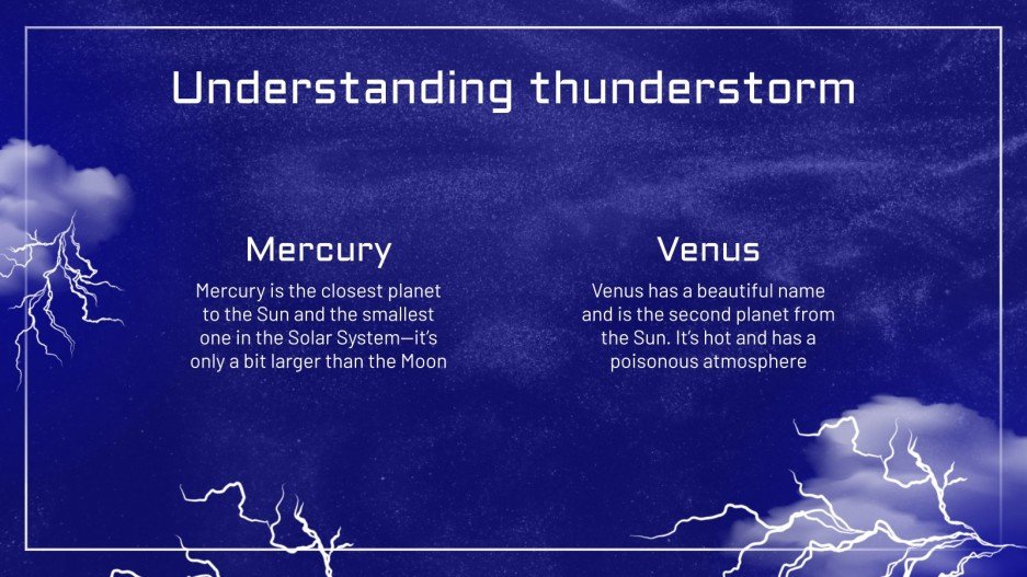 Thunder and Lightning Presentation