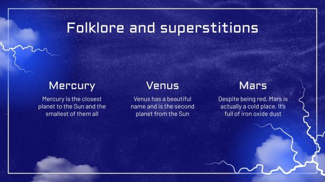 Thunder and Lightning Presentation