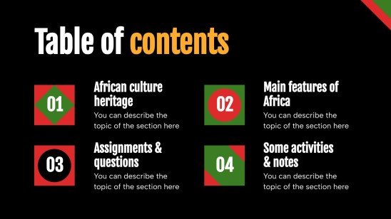 Social Studies for High School: African Culture Heritage