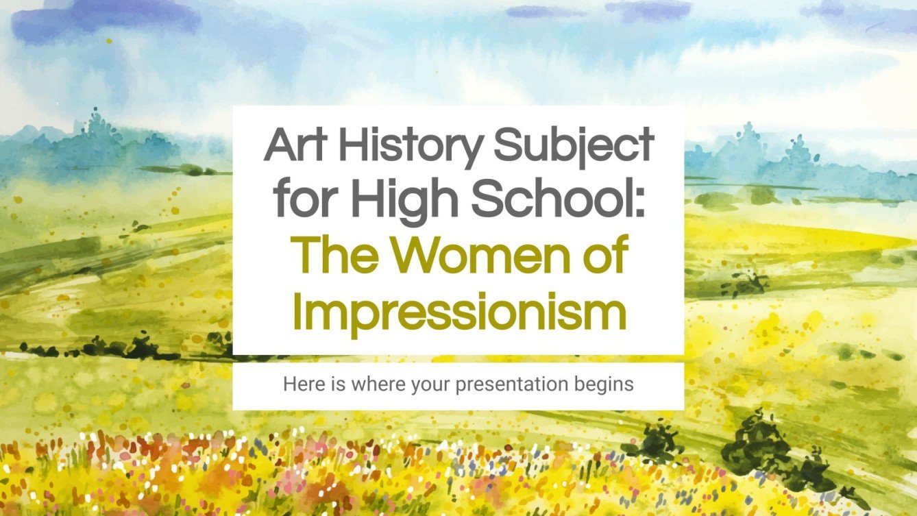 Art History for High School: The Women of Impressionism