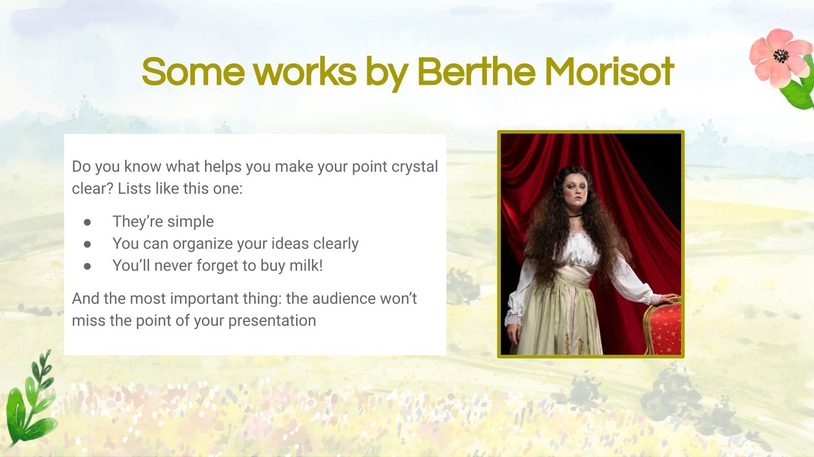 Art History for High School: The Women of Impressionism