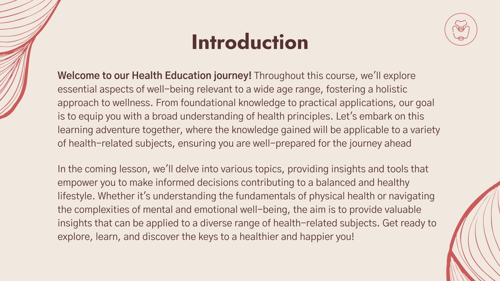 Anatomy & Physiology Lesson for High School Presentation