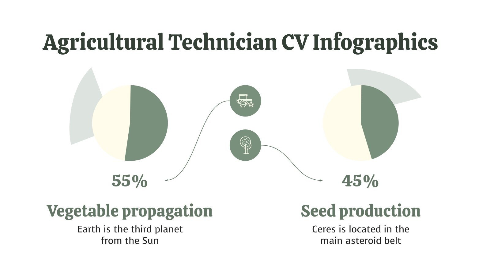 Agricultural Technician CV Infographics Presentation
