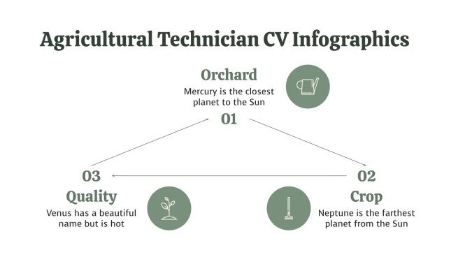 Agricultural Technician CV Infographics Presentation