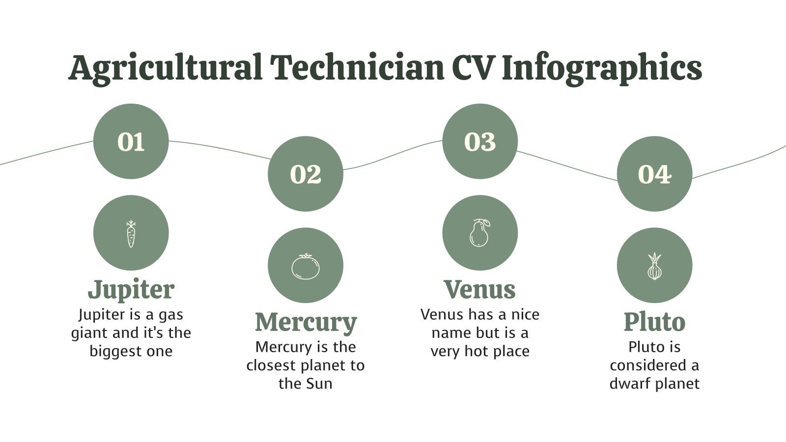 Agricultural Technician CV Infographics Presentation