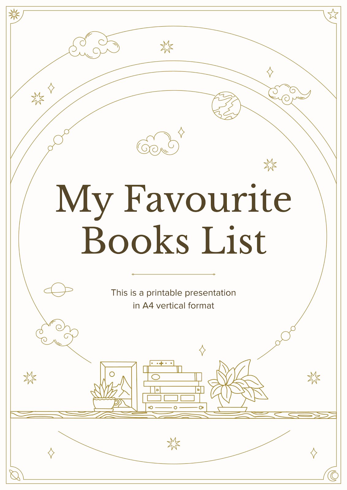 Meine Lieblingsbuchliste Präsentation