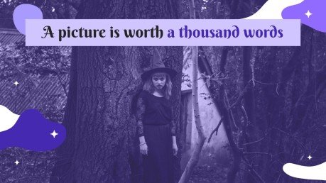 Présentation Minithème de sorcière monochrome