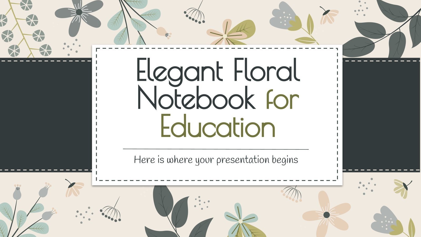 Free notebook & craft Google Slides & PPT templates