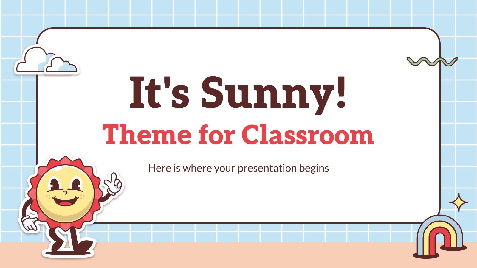 It's Sunny! Theme for Classroom Presentation