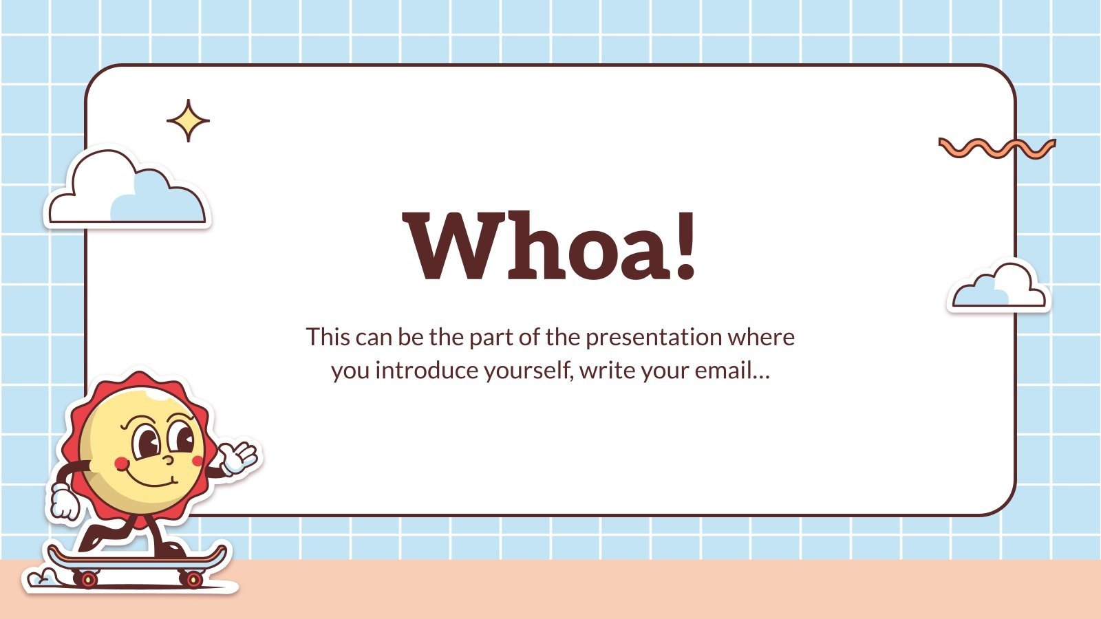 It's Sunny! Theme for Classroom Presentation