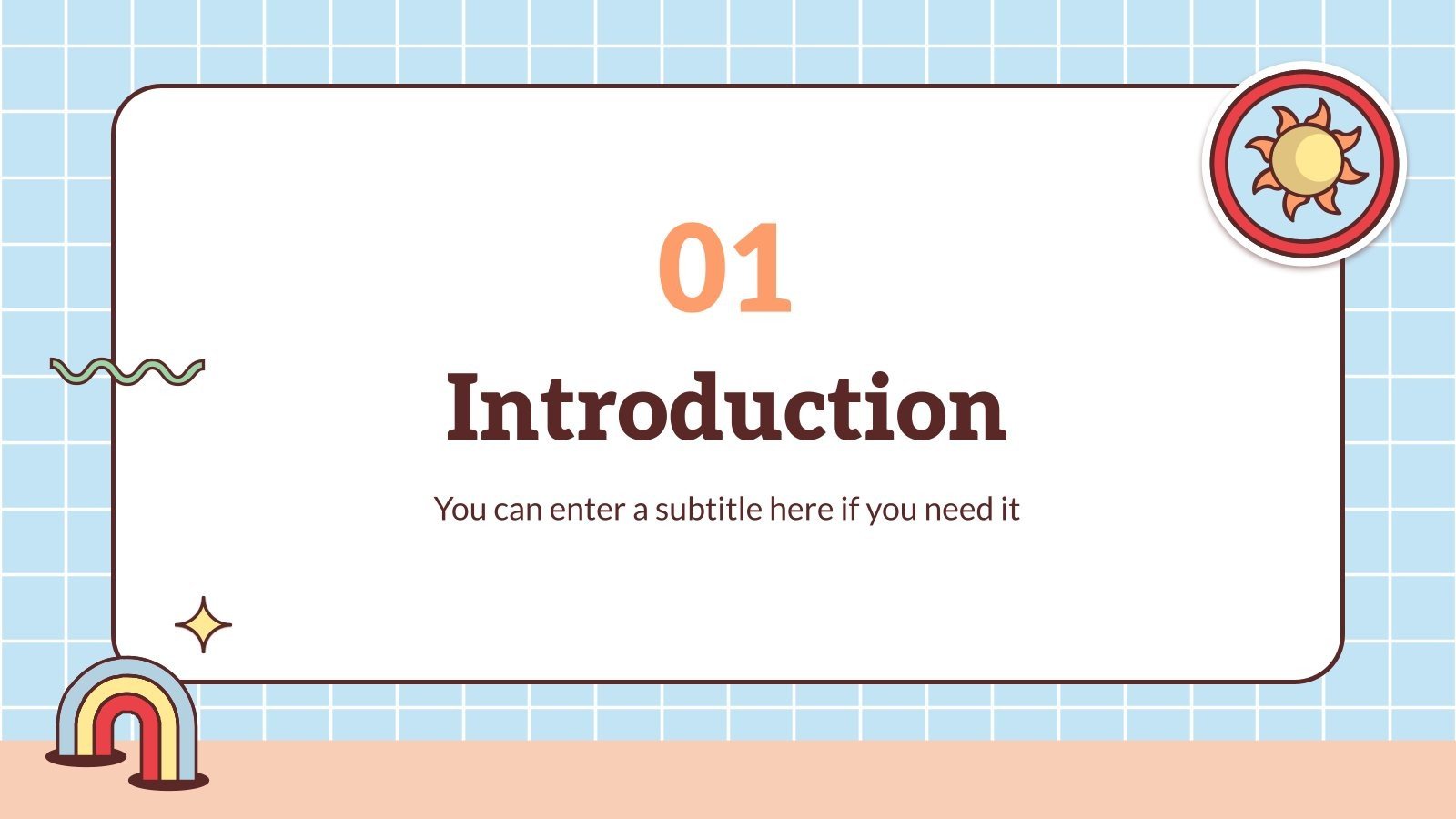 It's Sunny! Theme for Classroom Presentation