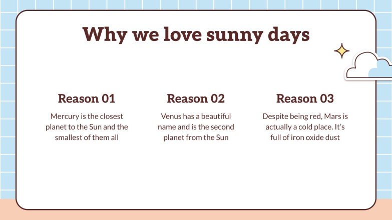 It's Sunny! Theme for Classroom Presentation