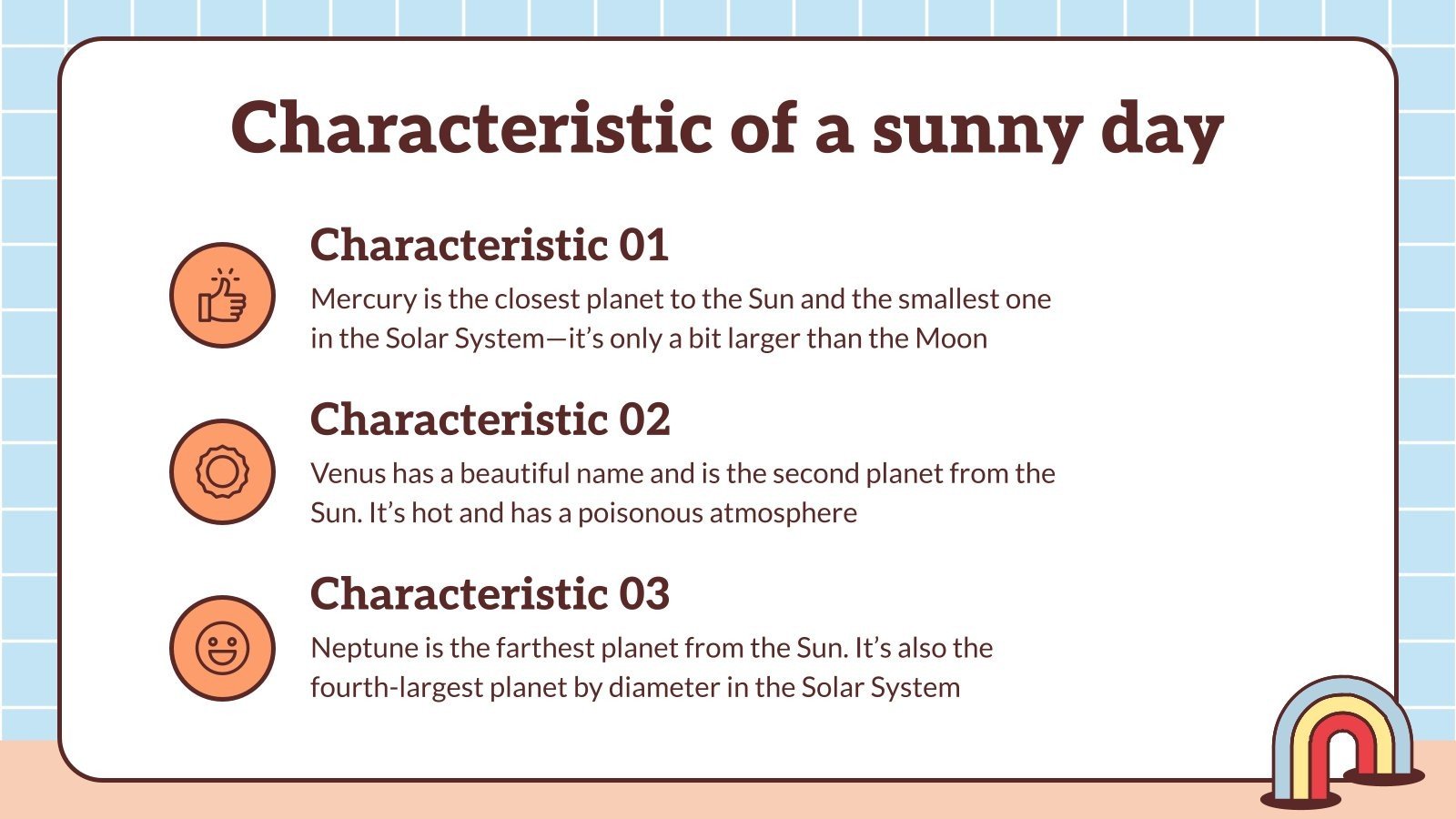 It's Sunny! Theme for Classroom Presentation