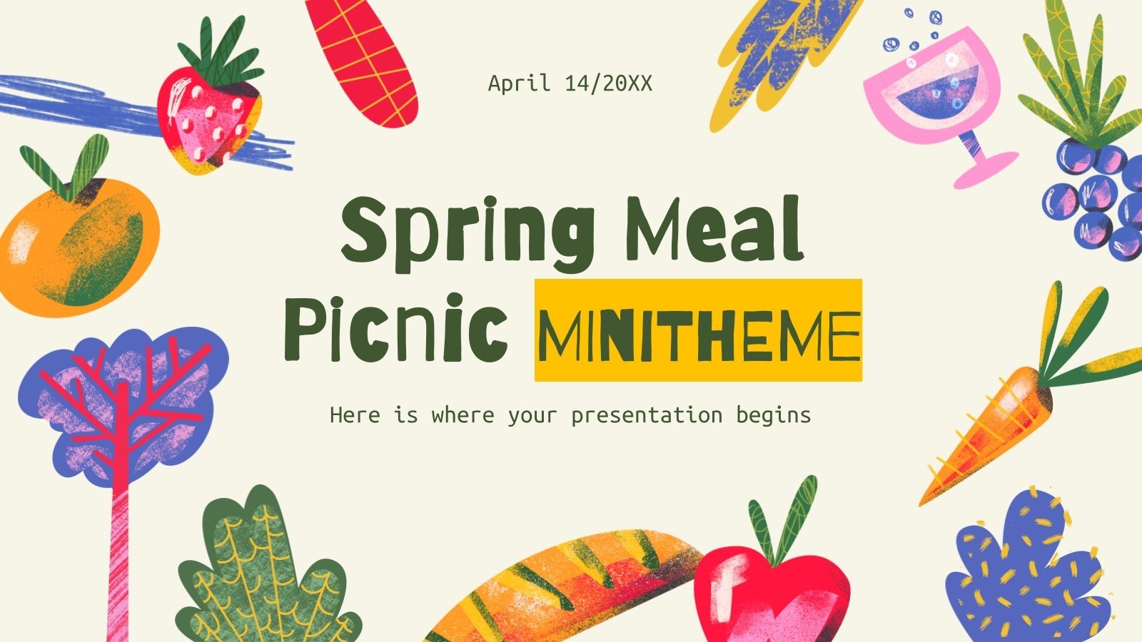 Plantillas gratis de Comida para Google Slides y PowerPoint