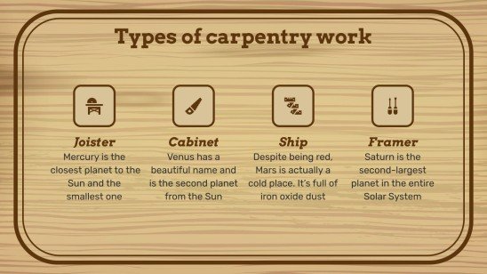 Carpentry Workshop Presentation