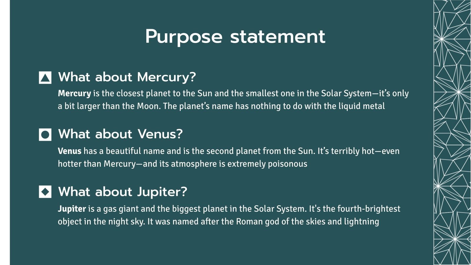 Geometric Shapes in the Dihedral System Thesis Defense