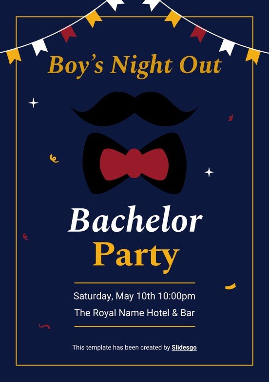 Bachelor Party Invitation Presentation