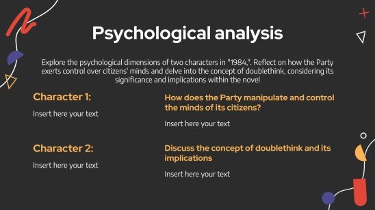 George Orwell's 1984 Book Analysis Presentation
