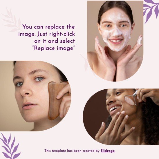 Post de IG sobre el cuidado de la piel de rutina matutina