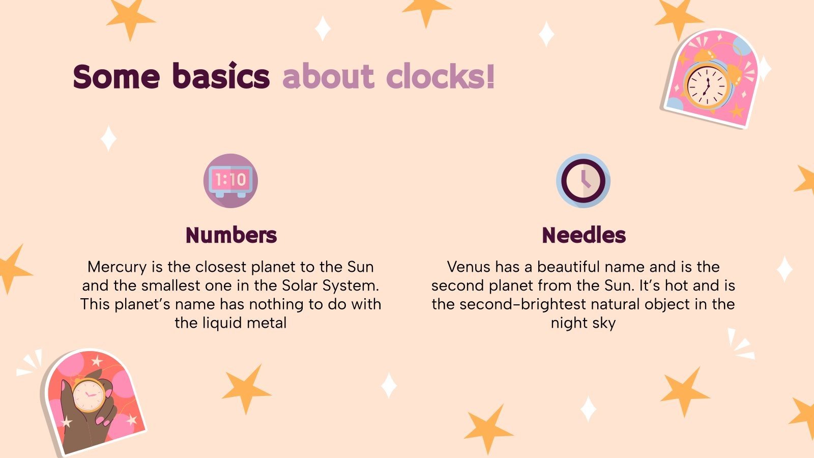 Clocks Minitheme Presentation