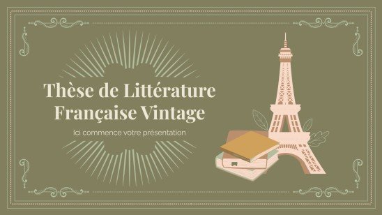 French-related Free Google Slides & PowerPoint Templates