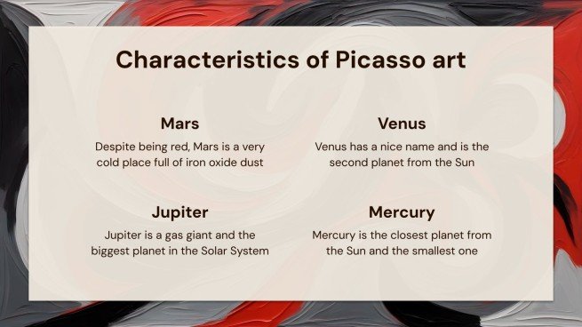Présentation Les étapes de Picasso