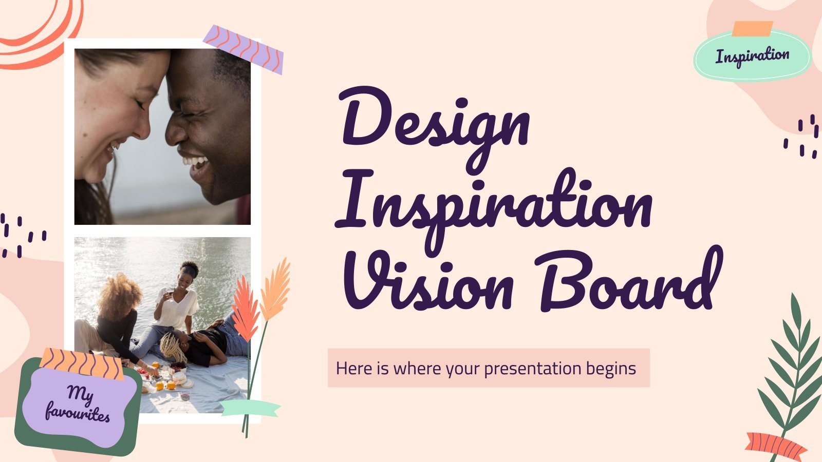 Présentation Tableau de vision d'inspiration de conception