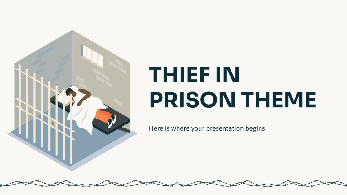 Free Prison-themed templates for Google Slides and PPT
