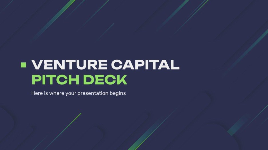 Venture Capital Pitch Deck Presentation