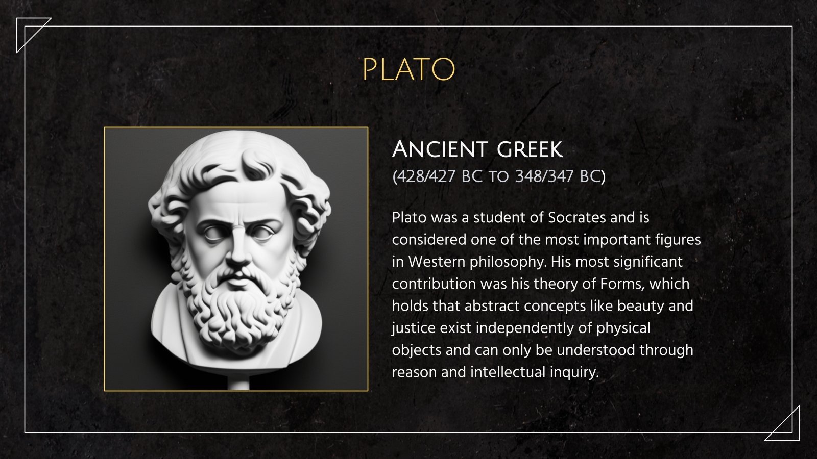 History's Most Important Philosophers Presentation