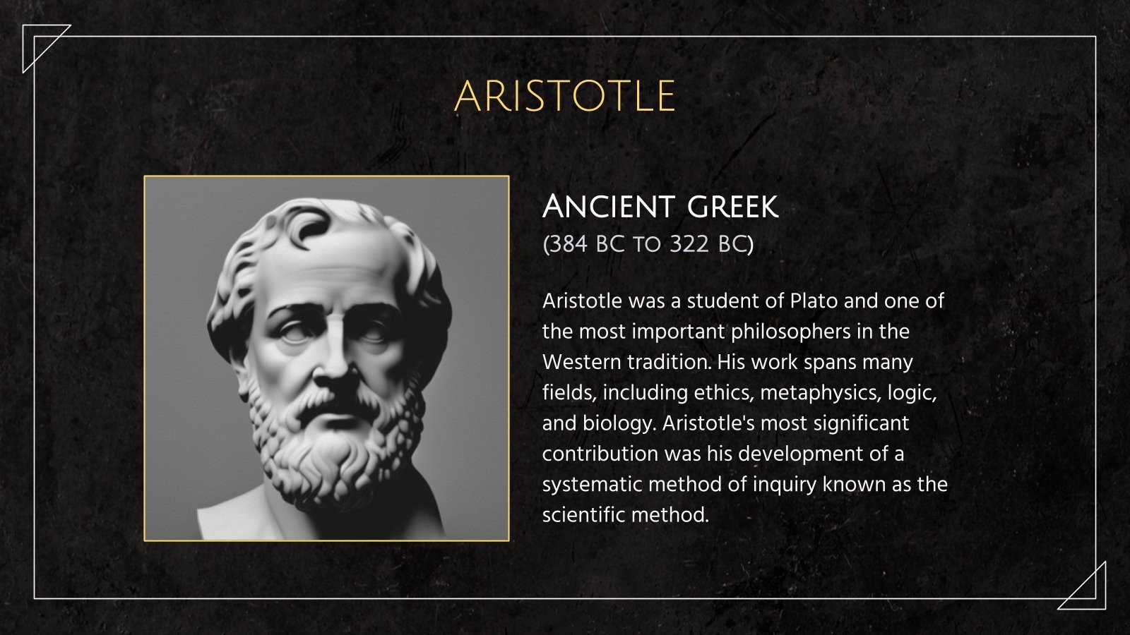 History's Most Important Philosophers Presentation