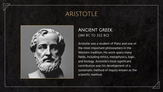 History's Most Important Philosophers Presentation