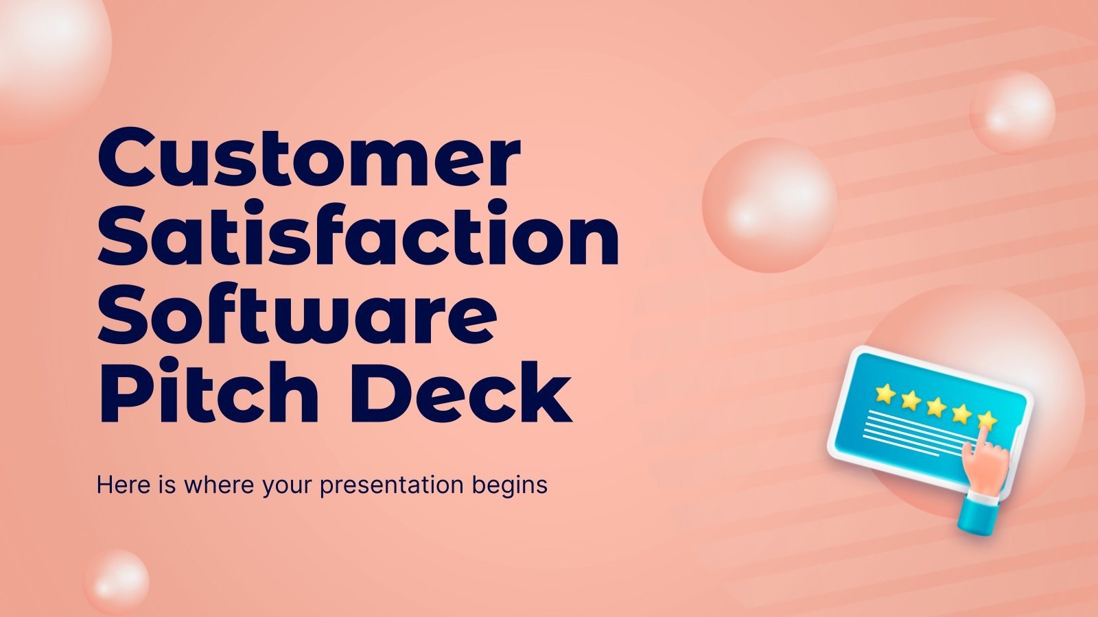 Presentación del software de satisfacción del cliente