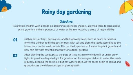 April Showers Activities Presentation