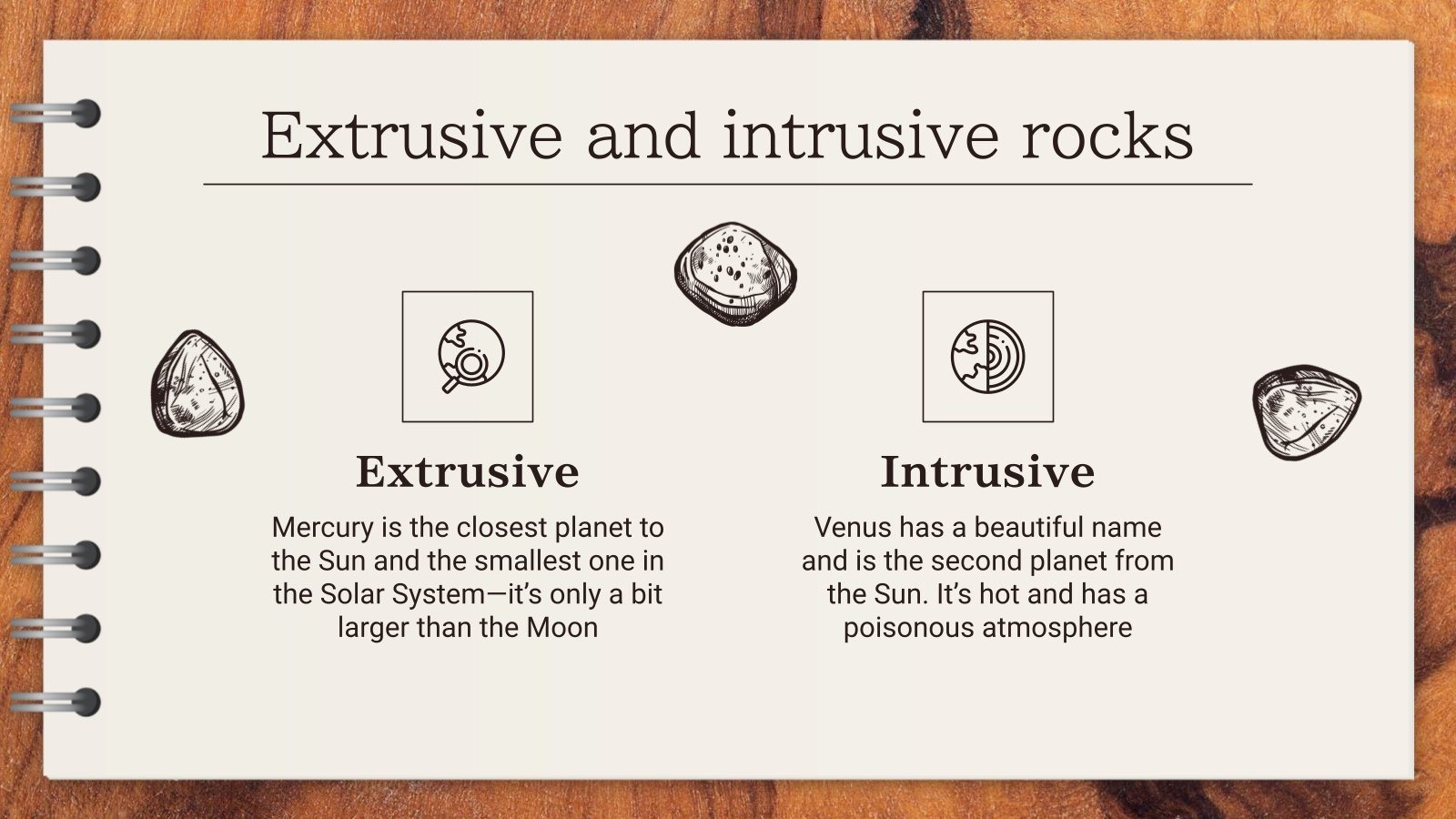 Types of Igneous Rocks Minitheme Presentation