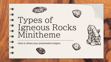 Plantillas gratis de Google Slides y PPT sobre rocas y rock