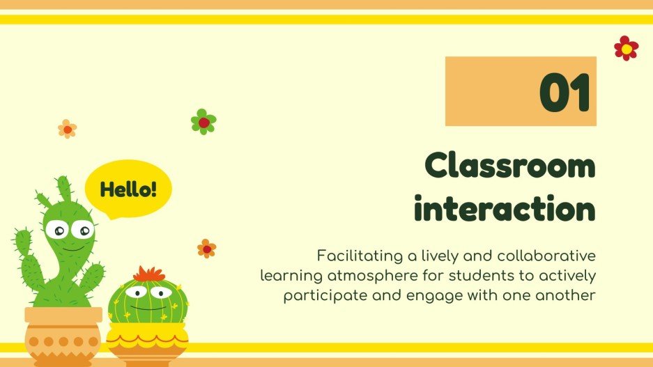 Cactus Lesson for Kids Presentation