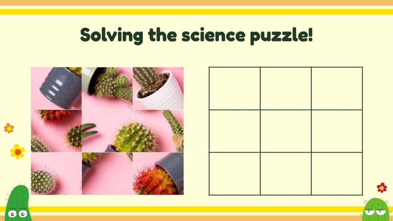 Cactus Lesson for Kids Presentation