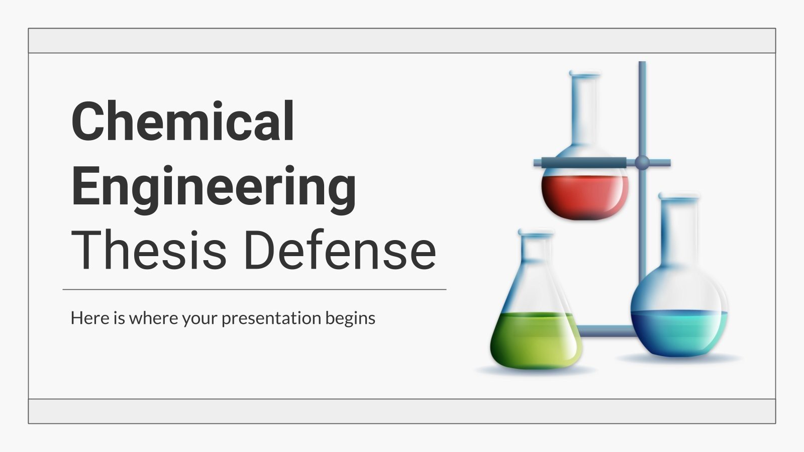 Chemical Engineering Thesis Defense Presentation