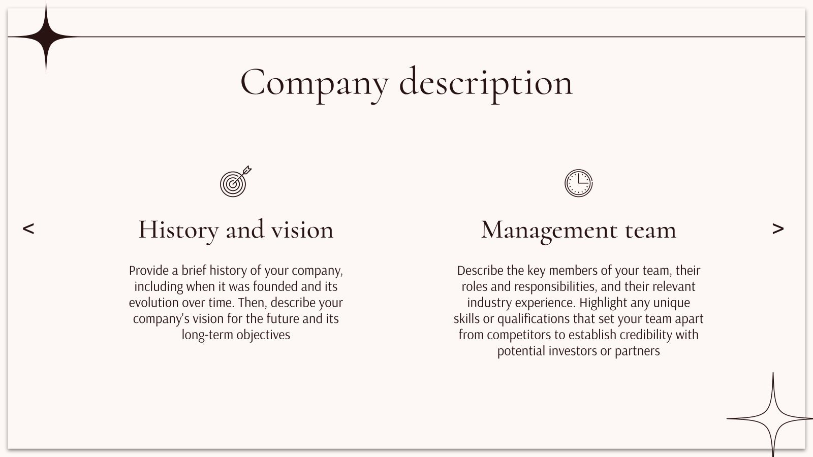Elegant Interface Business Plan Presentation