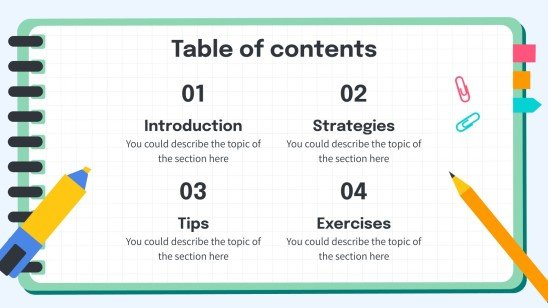 Tips and Strats for Studying a Text Presentation