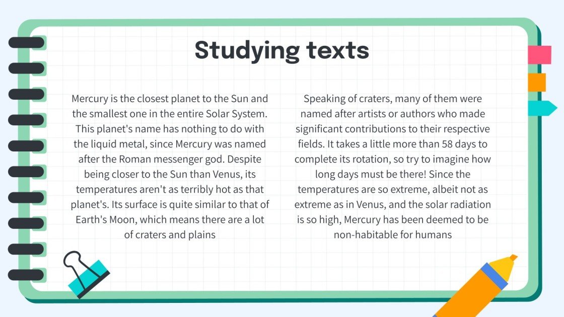 Tips and Strats for Studying a Text Presentation