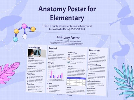 Free Research Posters for Google Slides and PowerPoint