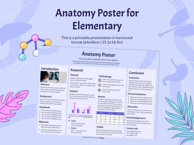 Free Research Posters for Google Slides and PowerPoint