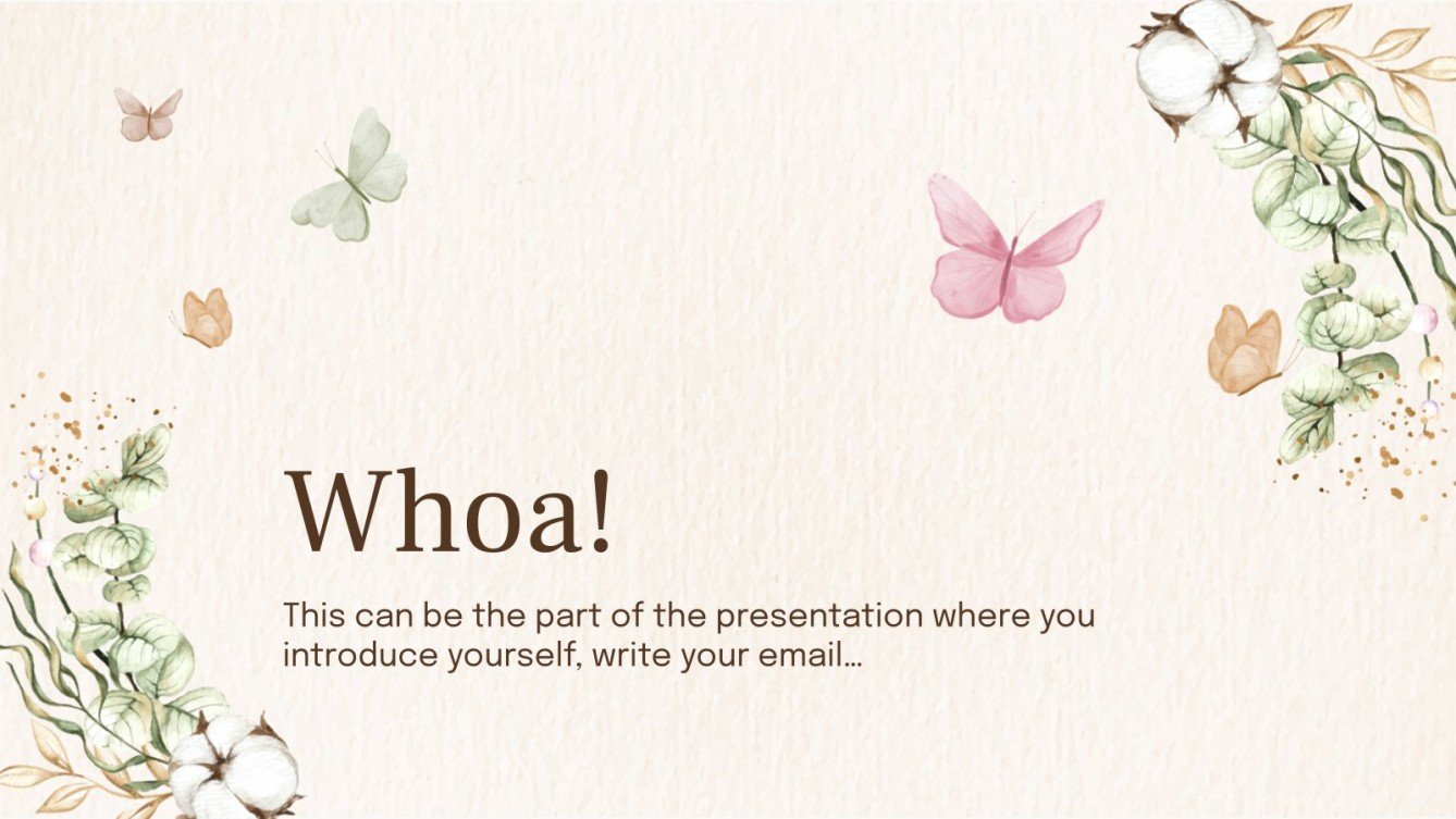 Beautiful Watercolor Cottagecore Theme | Google Slides & PPT