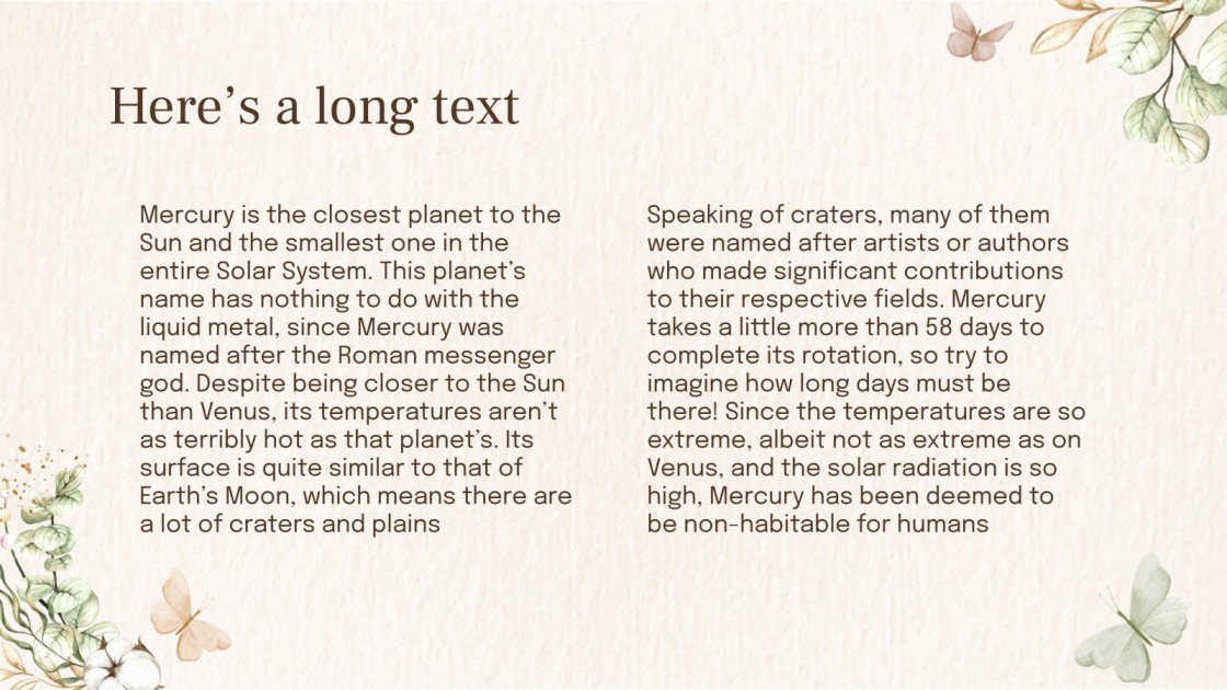 Beautiful Watercolor Cottagecore Theme | Google Slides & PPT