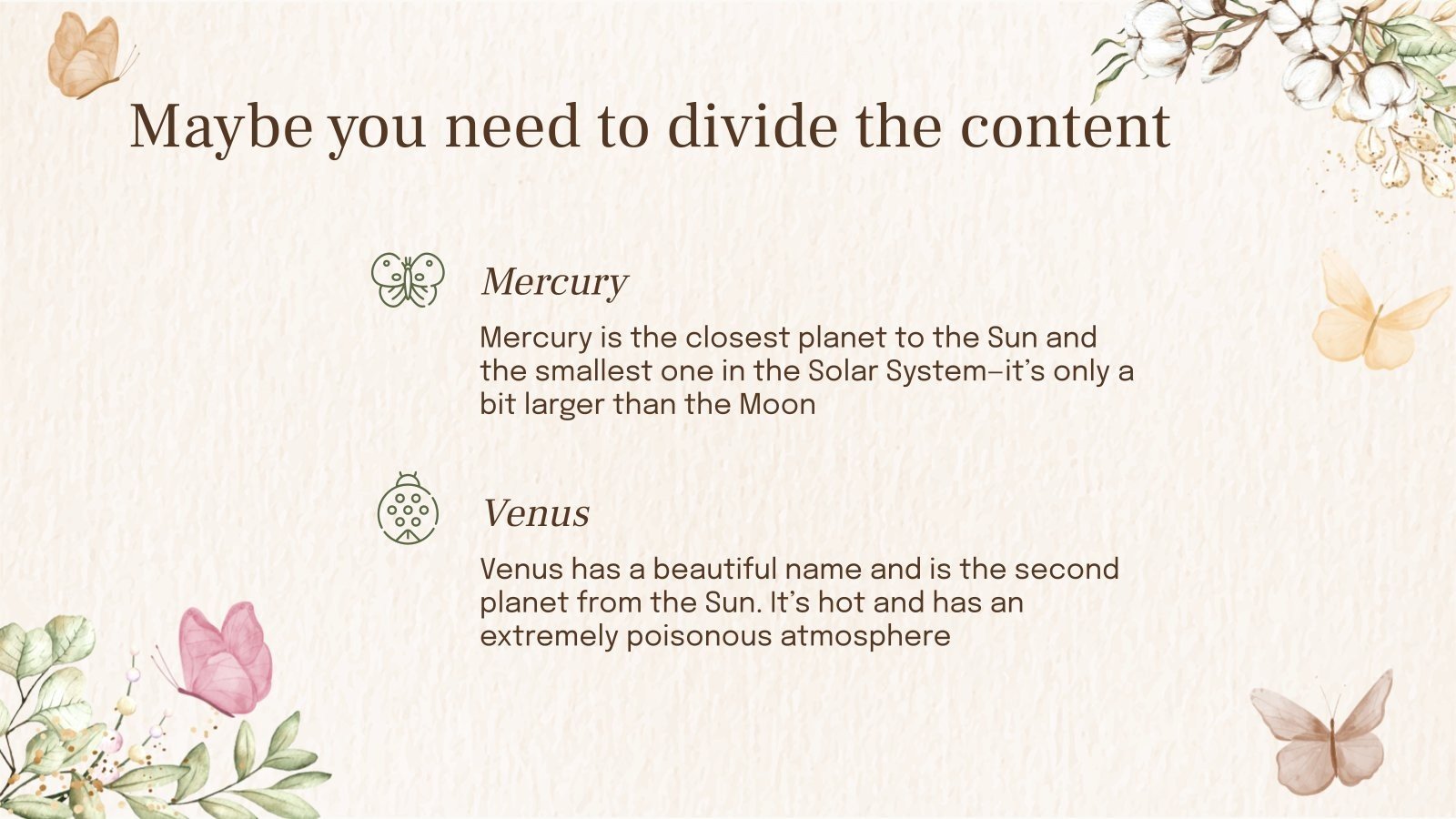 Beautiful Watercolor Cottagecore Theme | Google Slides & PPT