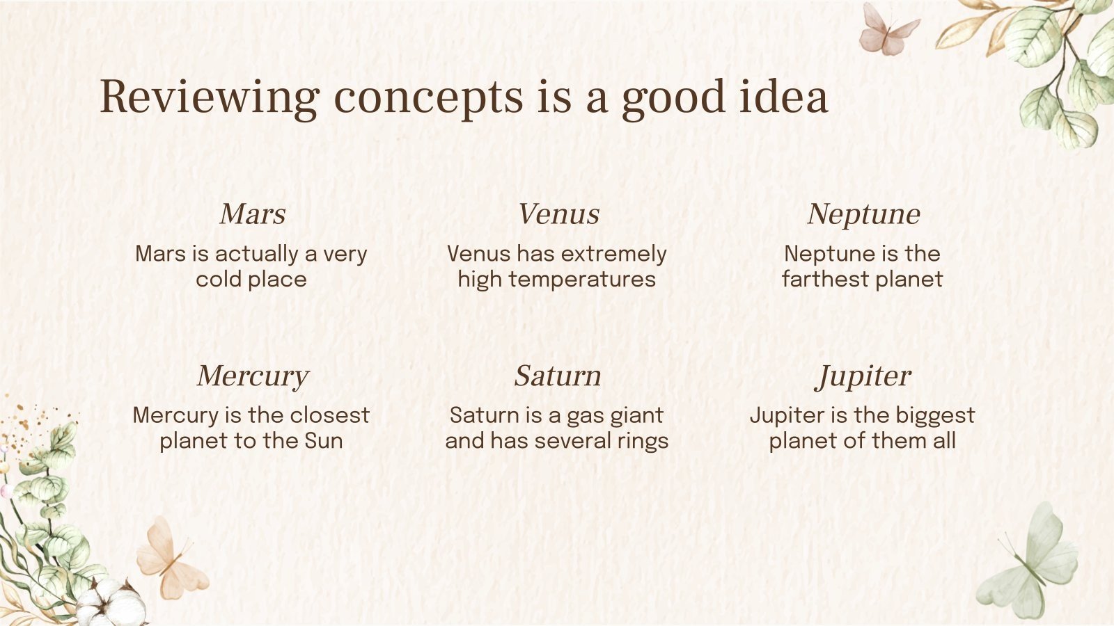 Beautiful Watercolor Cottagecore Theme | Google Slides & PPT