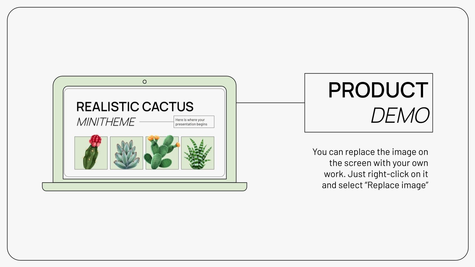 Realistic Cactus Minitheme Presentation